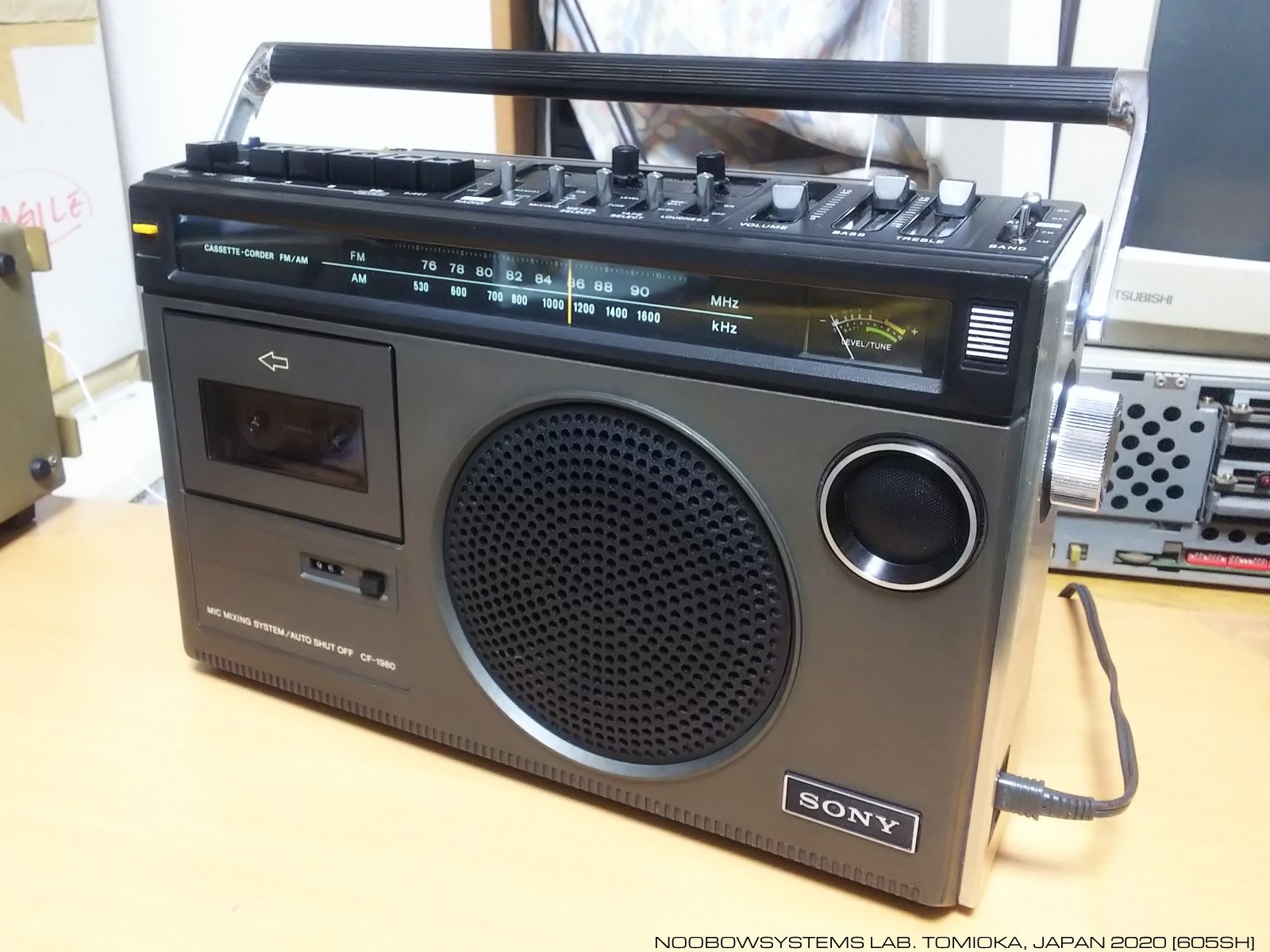 SONY CF-1980 "Studio 1980" Radio Cassette Corder : Restoration Projects ...